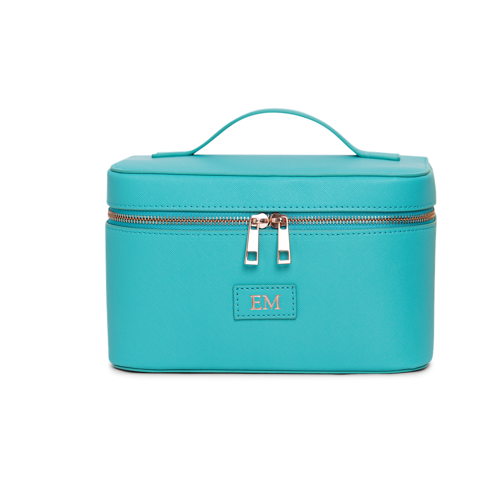 turquoise makeup case